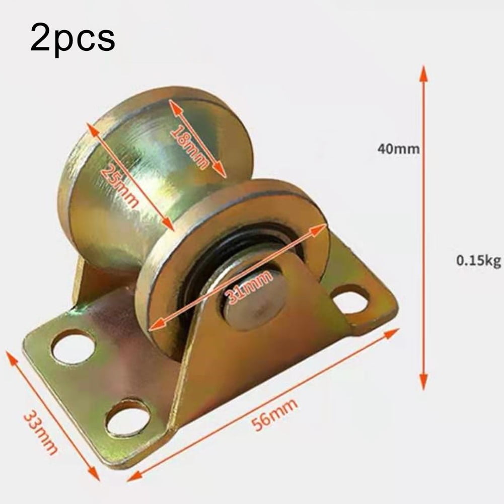 AFQH U-shaped track pulley wire rope angle iron pulley galvanized color ...