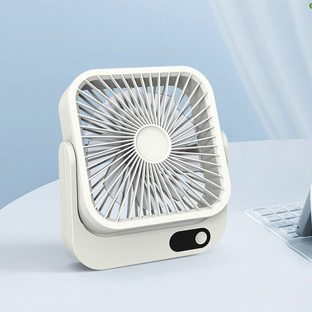 AFQH USB charging 5-speed wind speed LED smart display fan desktop ...