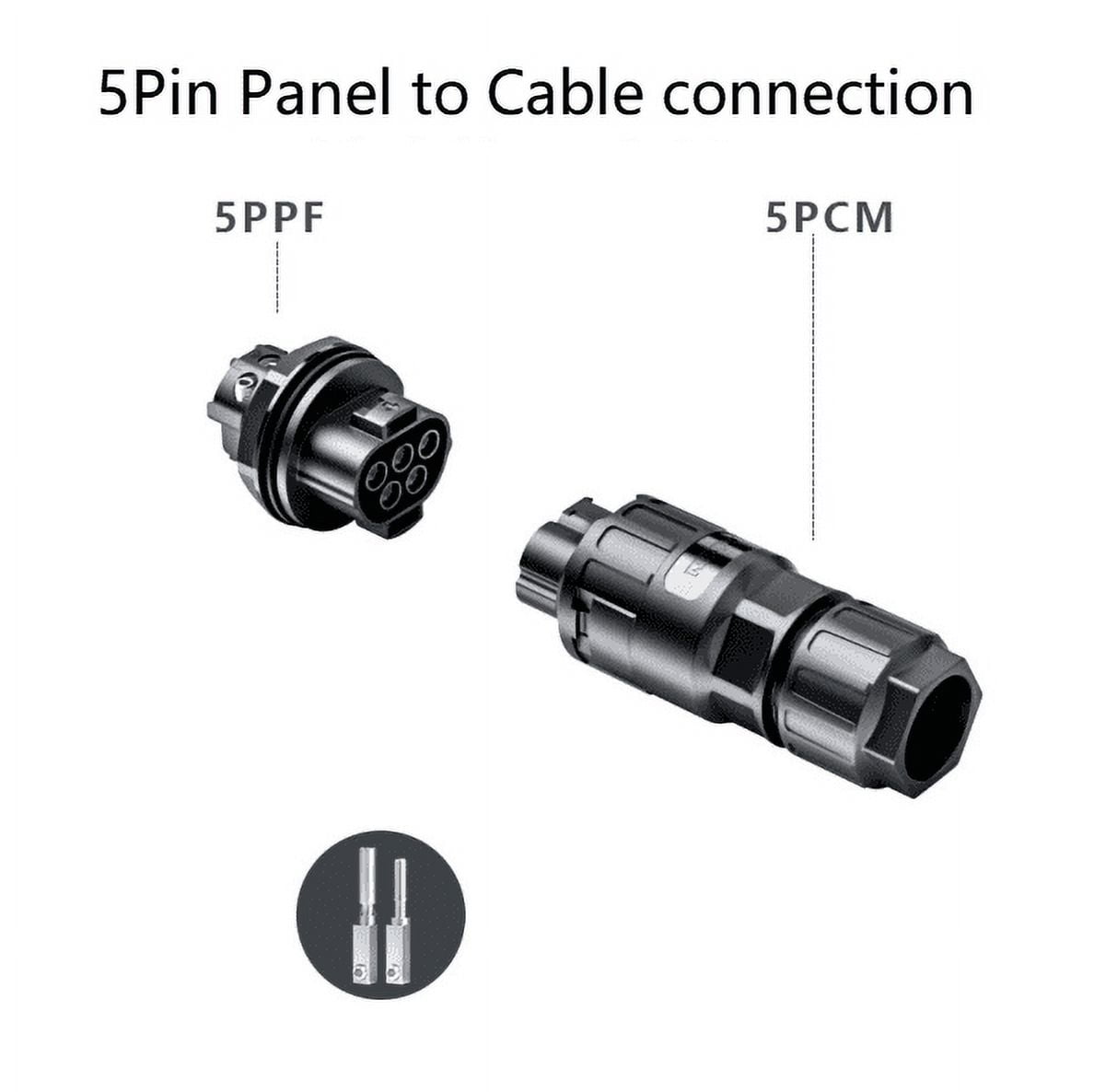 AFQH Waterproof Cable Connector 3/5 Pin Aviation Male Female Wire ...