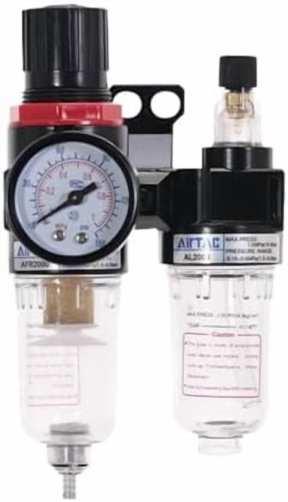 AFR2000+AL2000 G1/4 "air Compressor AFC2000 Oil-Water Separator Regulator Drain Valve Filter ...