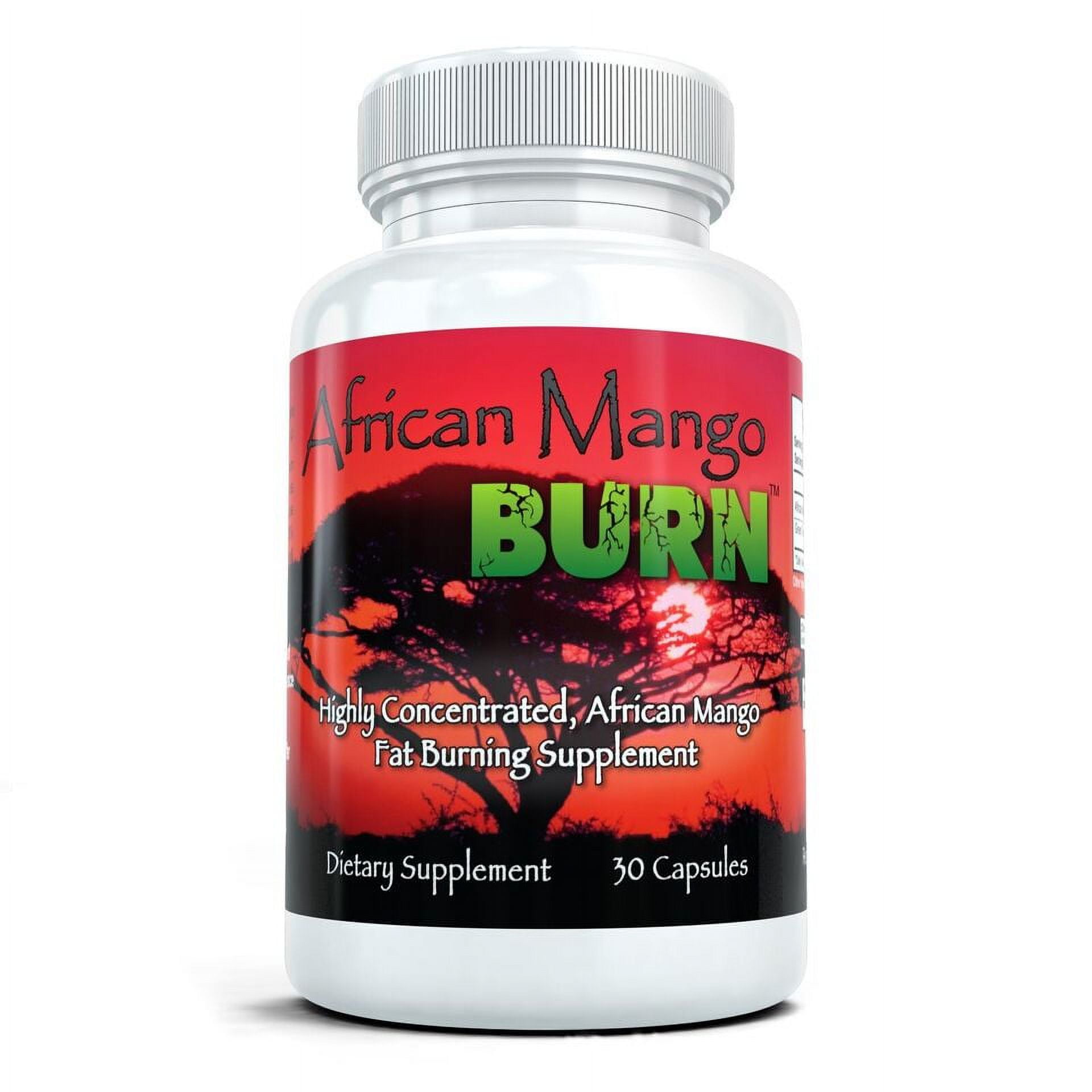 AFRICAN MANGO BURN Pure Fat Burning Weight Loss Diet Pills 30 Capsules ...