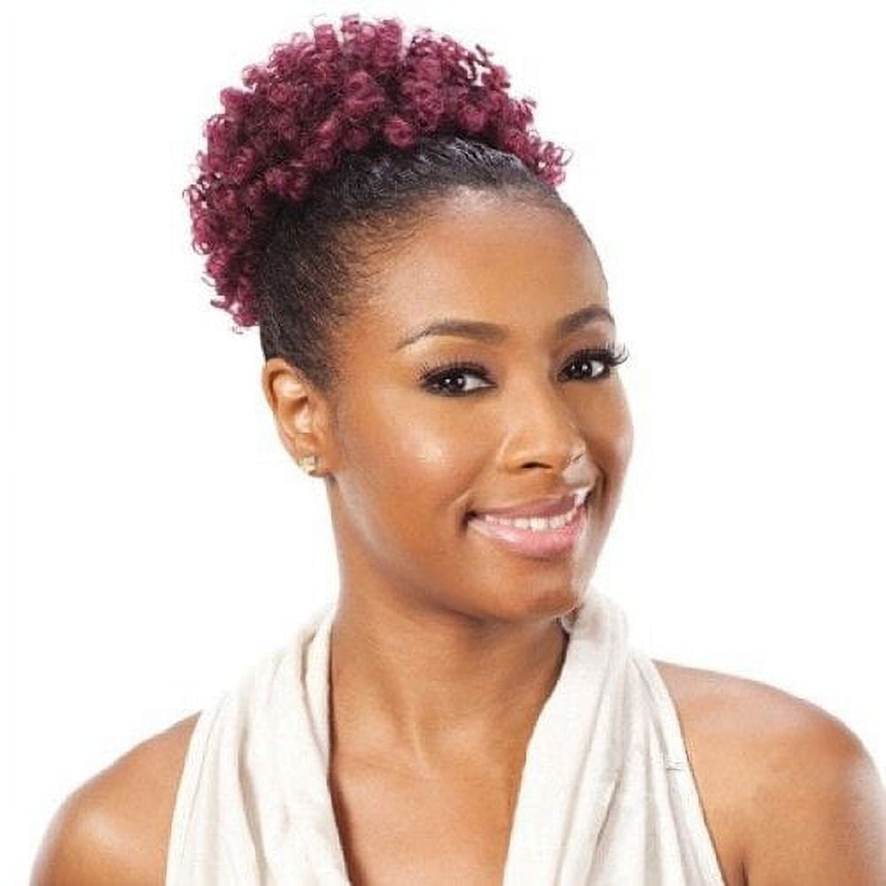 AFRO PUNK MEDIUM (1 Jet Black) - Shake N Go Equal Drawstring Ponytail ...