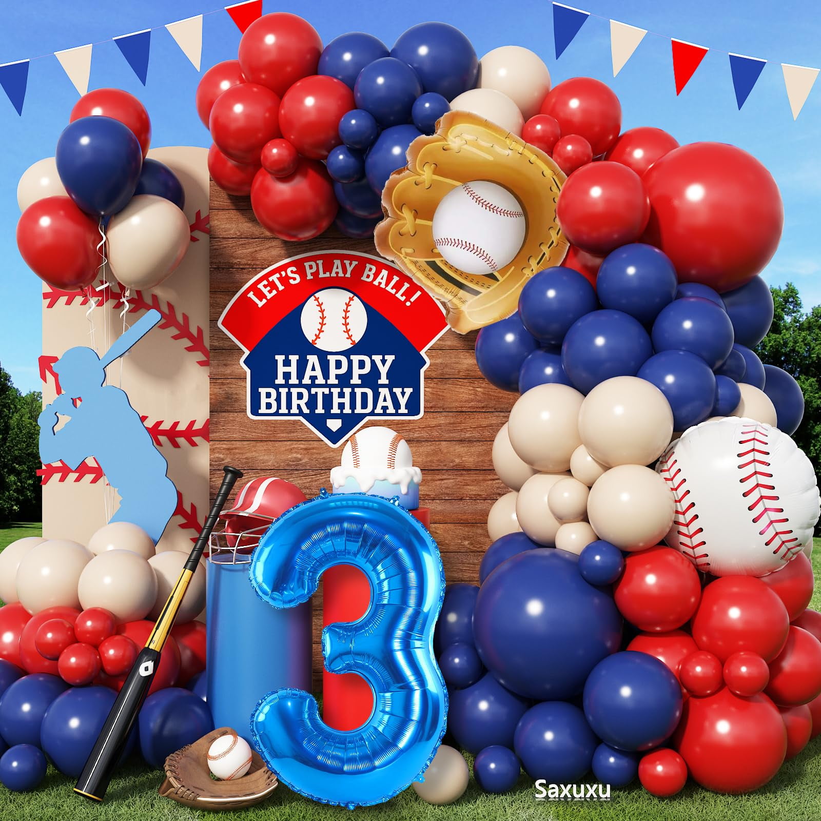 AFTERLOON® Biodegradable Balloons 112pcs Gold Different AFN1Sizes 18" 5 ...