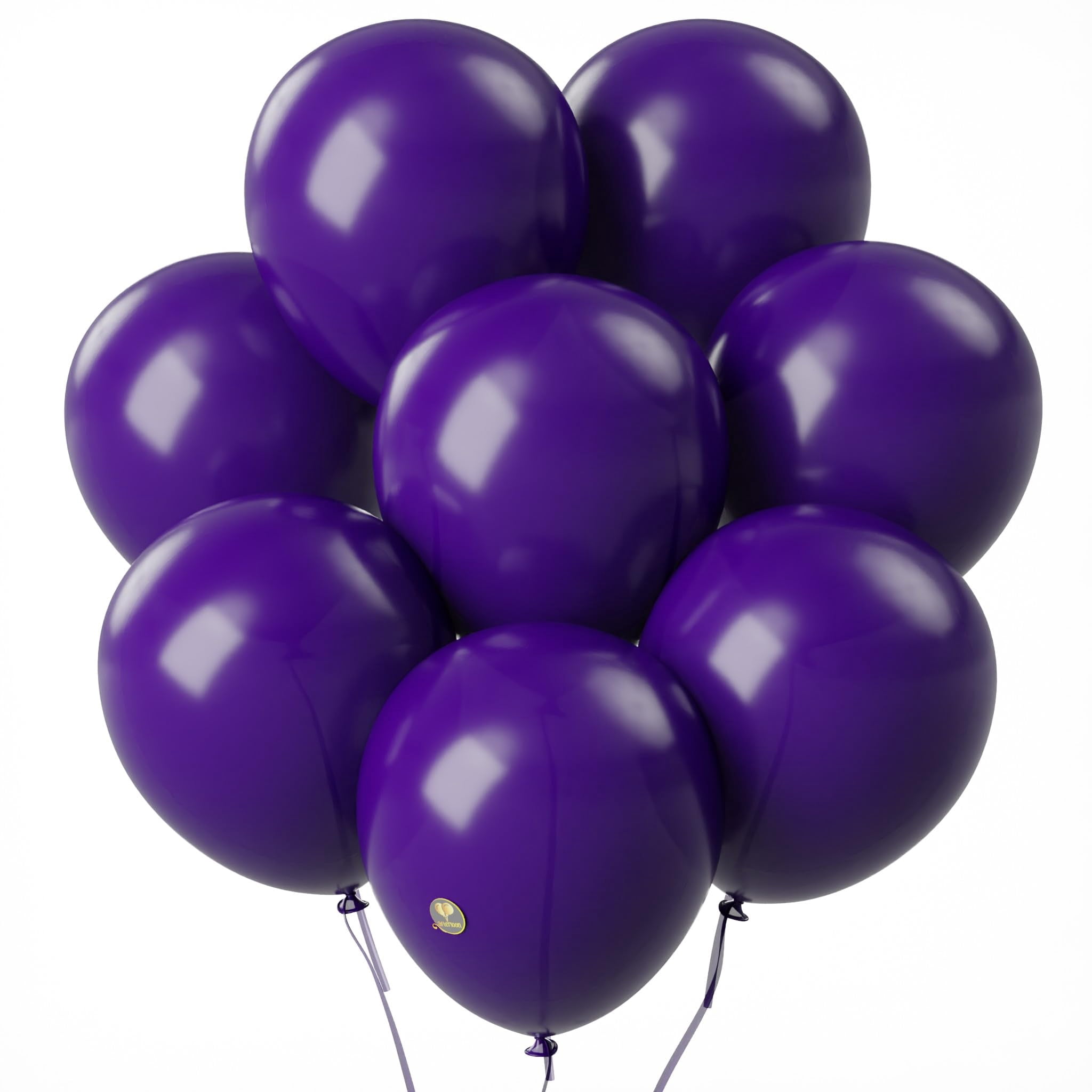 AFTERLOON® Biodegradable Balloons Deep DHF10 Purple 12 Inch 100 Color ...
