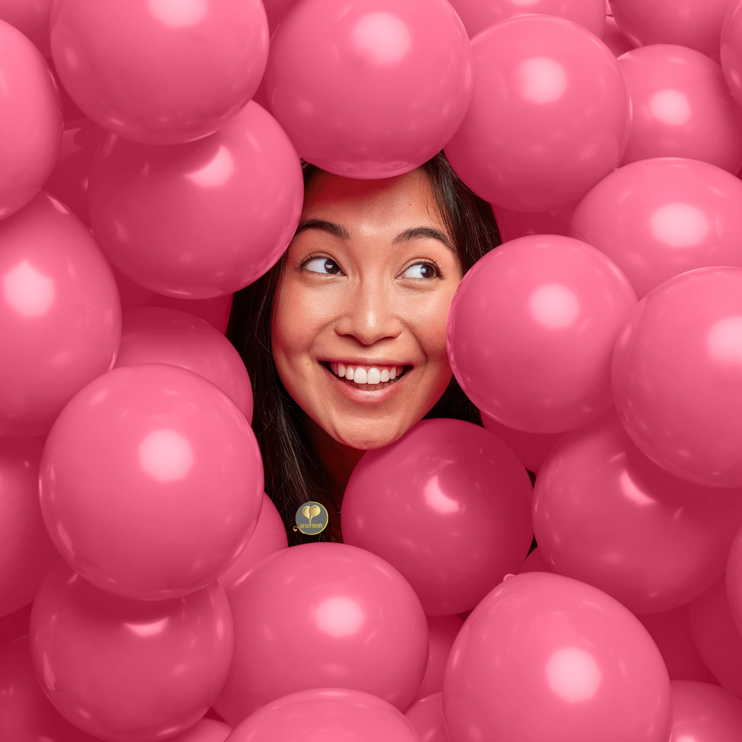 AFTERLOON® Biodegradable Mini Balloons MSF2 50 pcs Bubble Gum 5 Inch ...