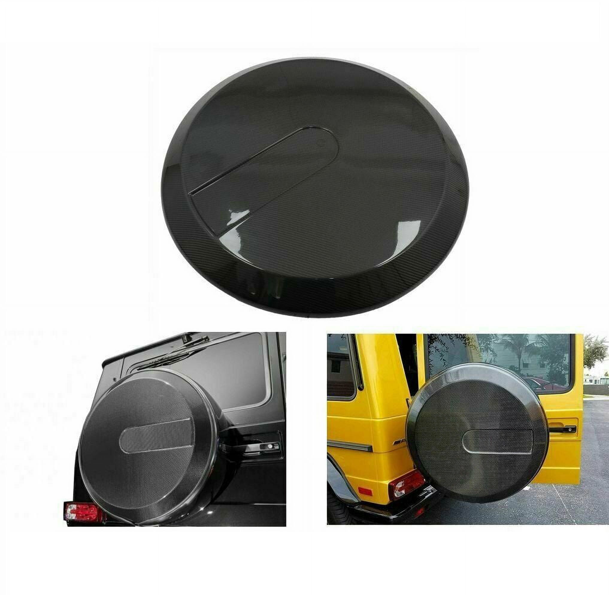 AFTERMARKET Carbon Fiber Spare Wheel TIRE Cover for Benz G-Class W463 ...