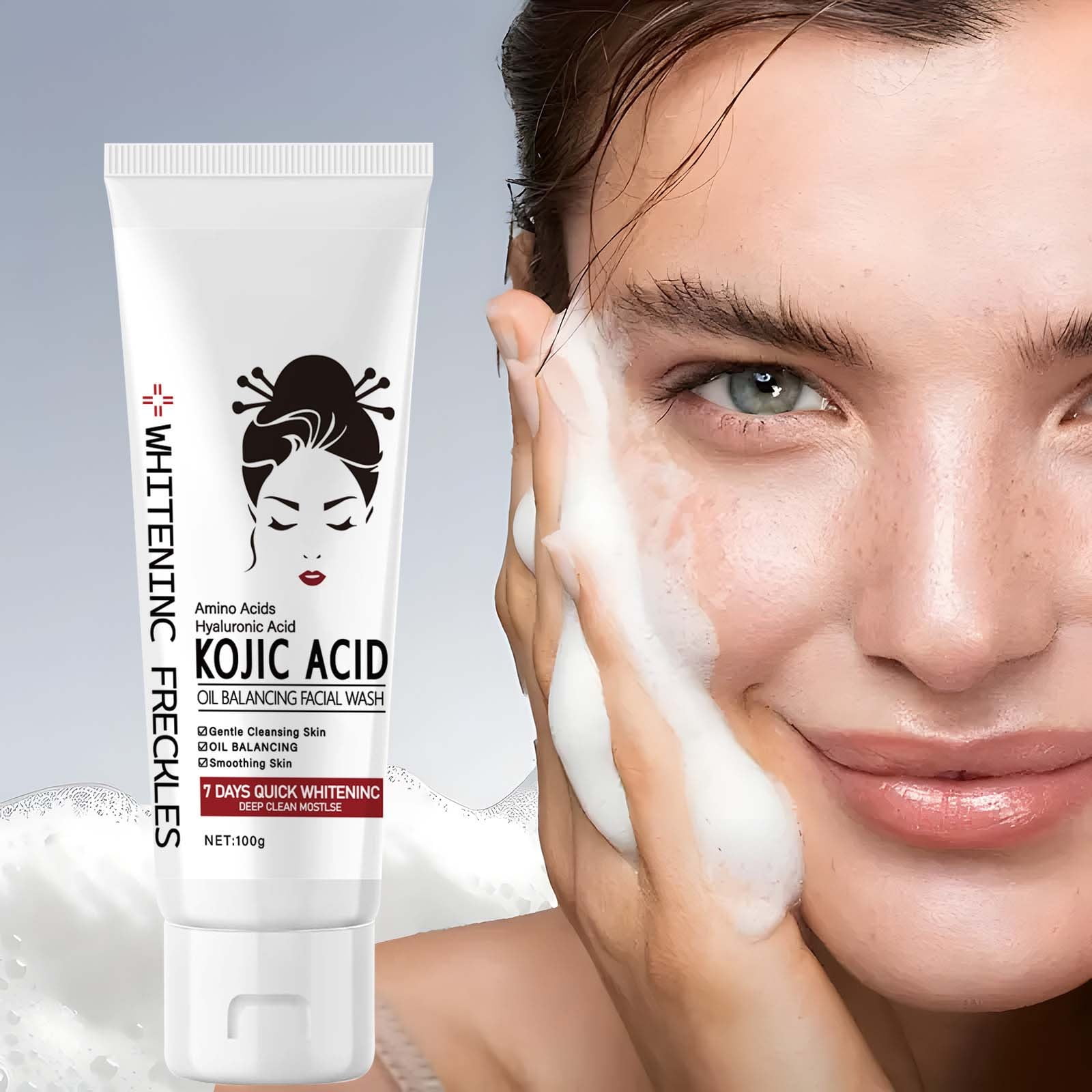 AFUADF 100g Facial Oil - Controlling Cleanser - Gentle Face Cleaning ...