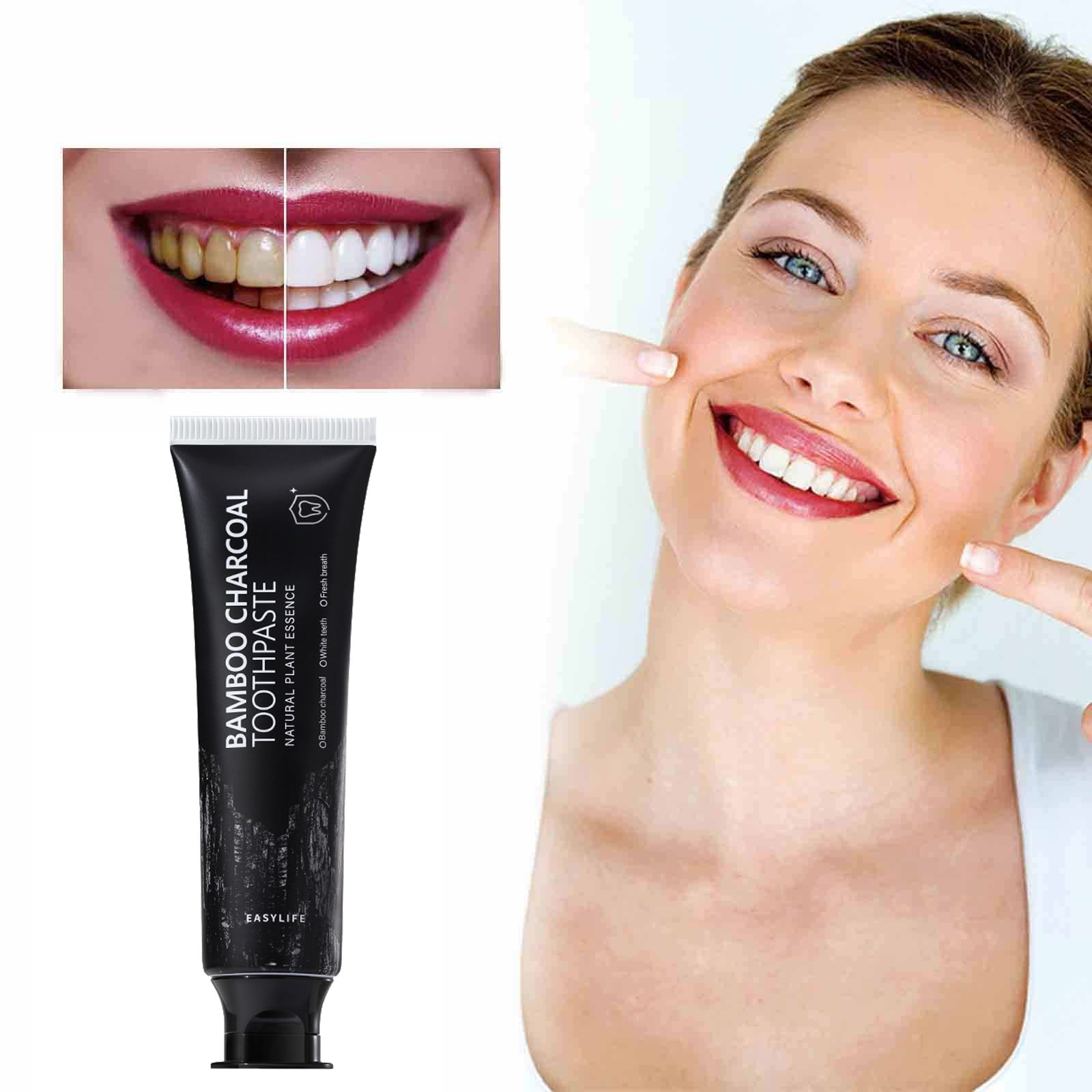 AFUADF Charcoal Deep Whitening Toothpaste Whitening Toothpaste Charcoal ...