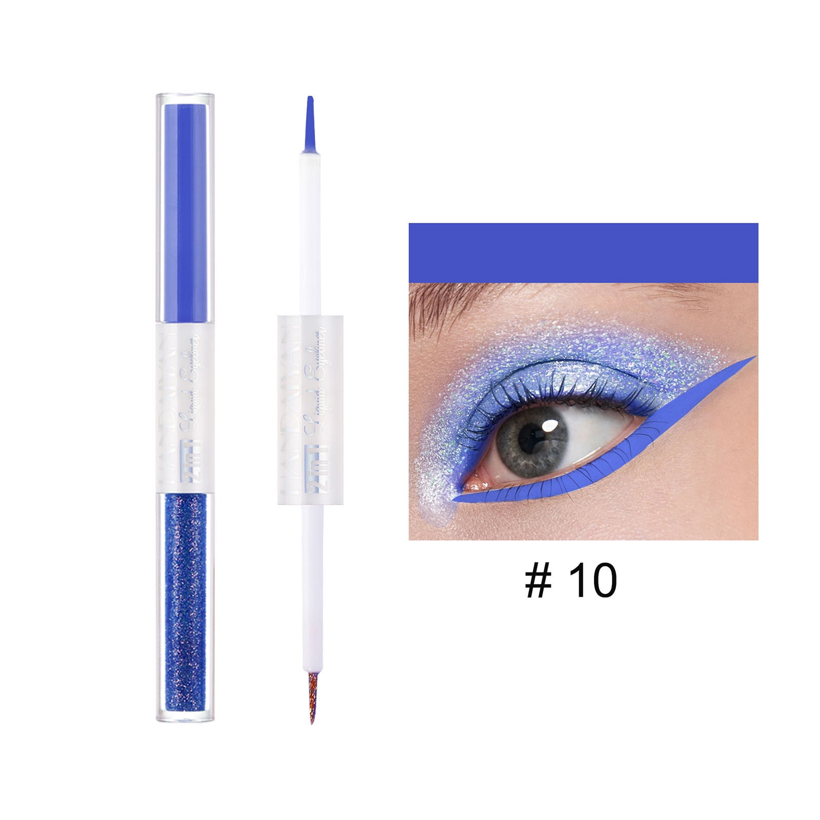 AFUADF Double Eyeliner Pen, Extremely Thin, Water-proof And Brightening ...