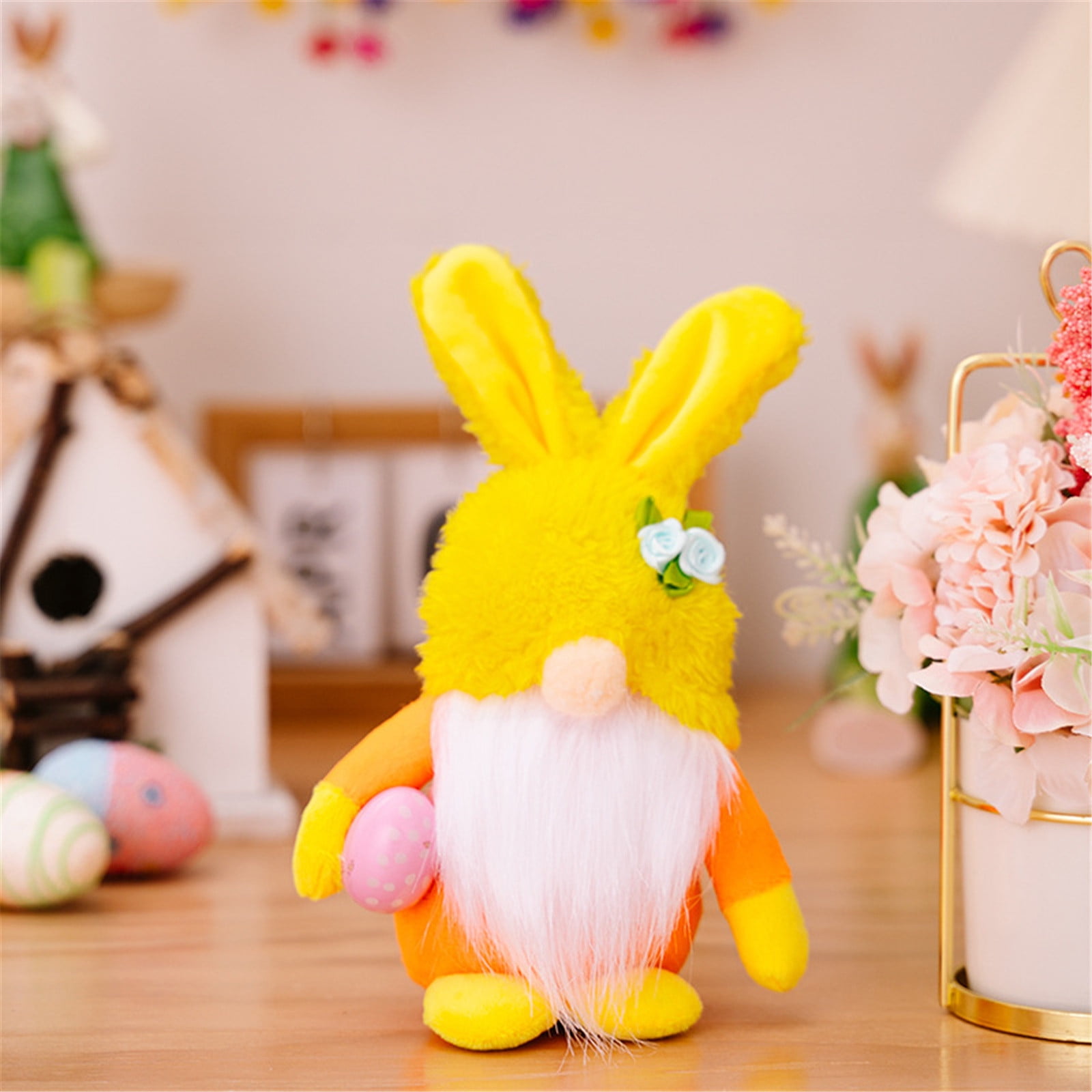 AFUADF Easter Cute Rabbits Ears Faceless Old Man Doll Dwarf Goblin Doll ...
