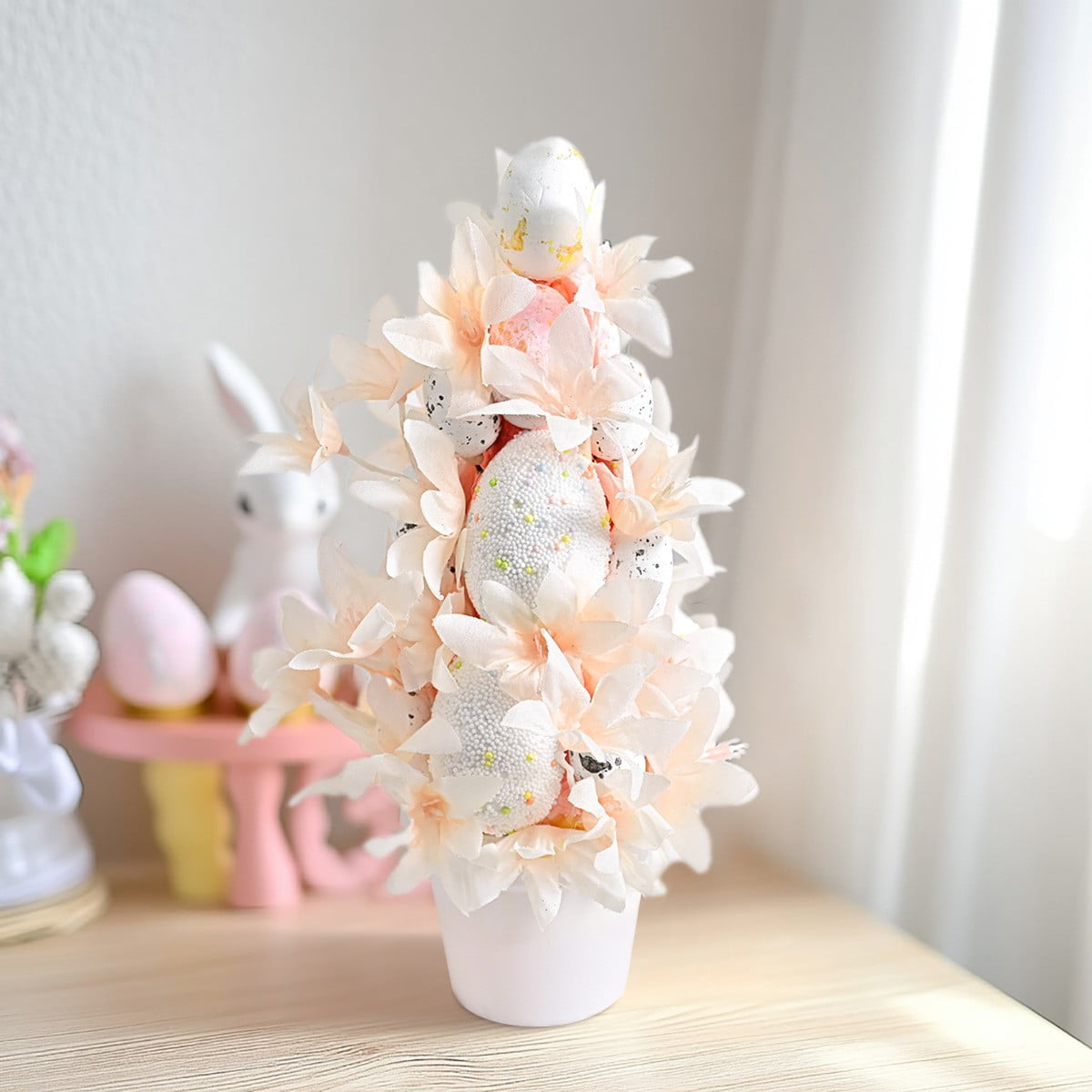 AFUADF Easter Pots Tabletop Display Easter Window Display,Easter ...