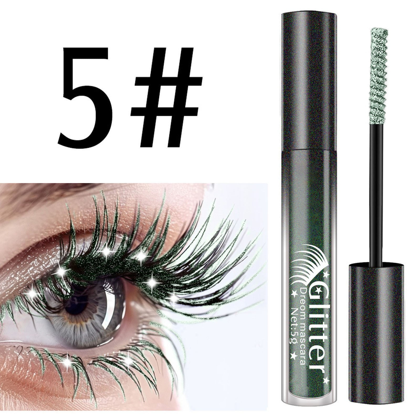 Glitter Mascara Shiny Diamond Mascara Long Lasting Thickening ...