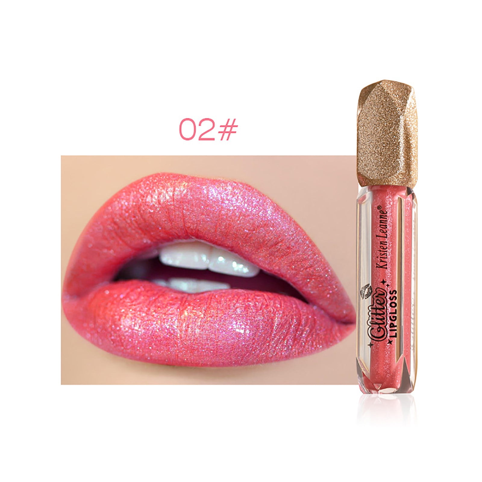 AFUADF Matte Pearlescent Flash Lip Color Does Not Stain Cup Lip Glaze ...