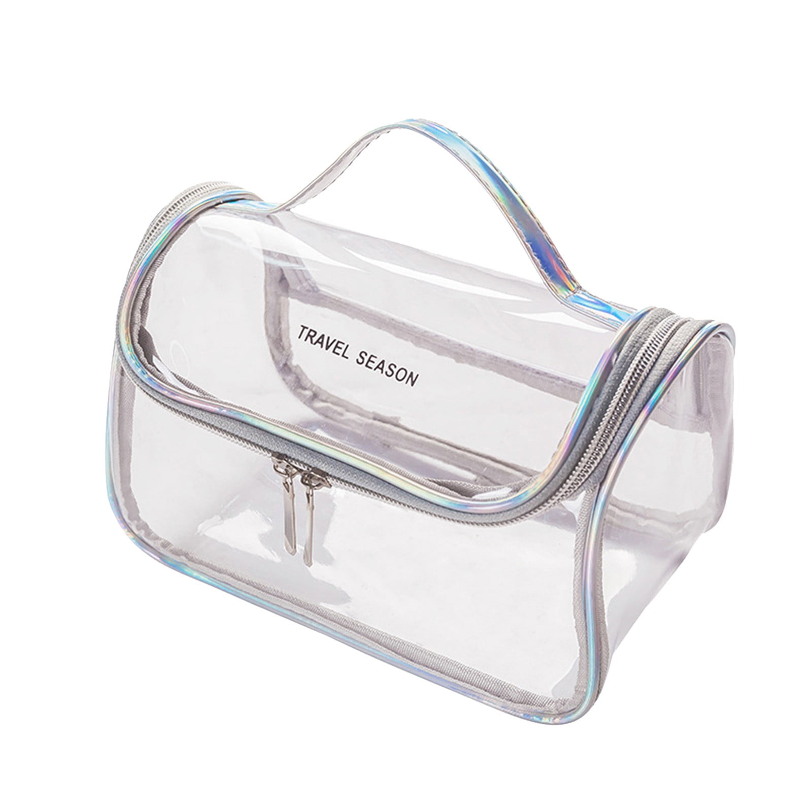 AFUO Clear Large Capacity Travel Makeup Bags Toiletry Bag for Girls ...