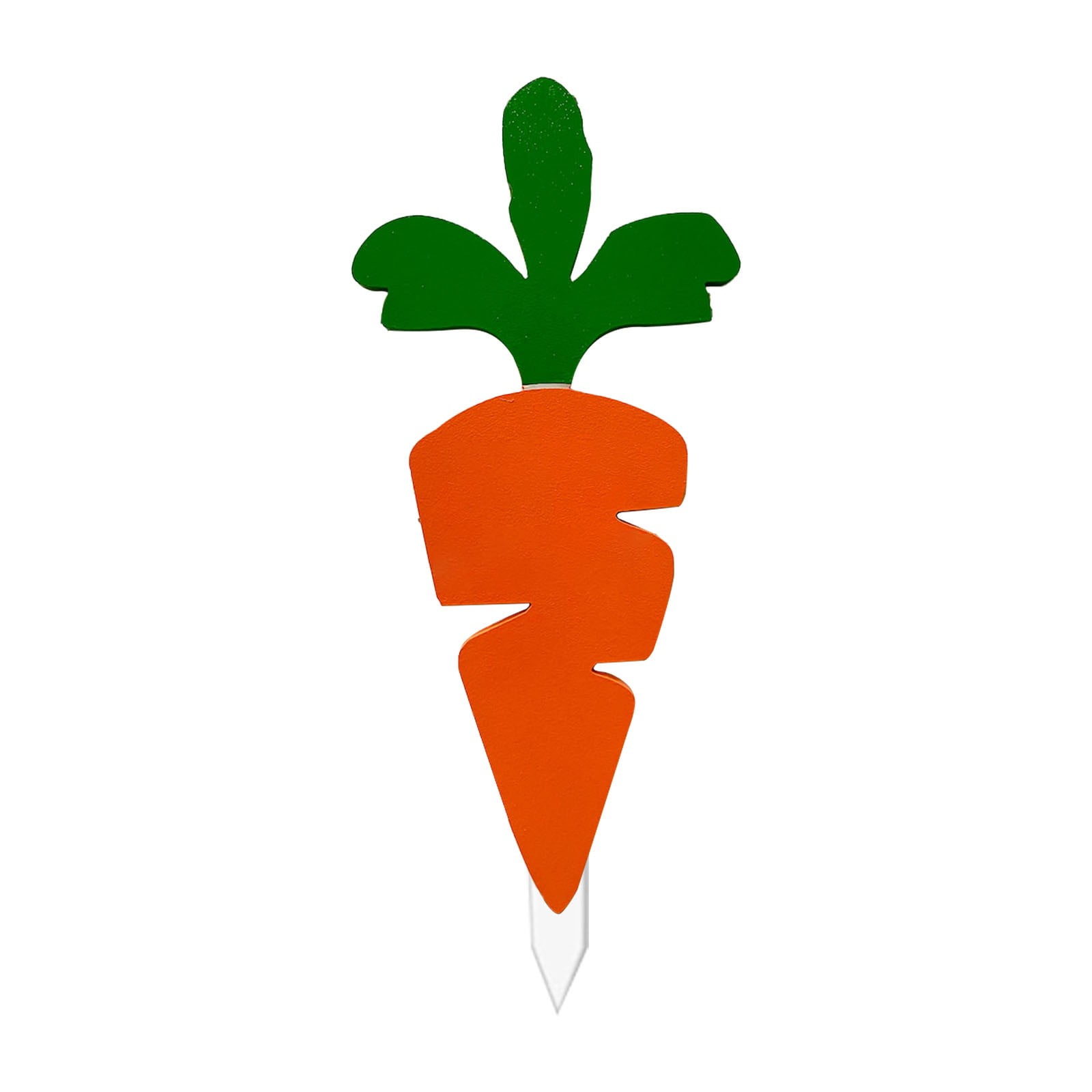 AFUO Garden Decor Wooden Yard Art Easter Carrot Ground Insert Lawn ...