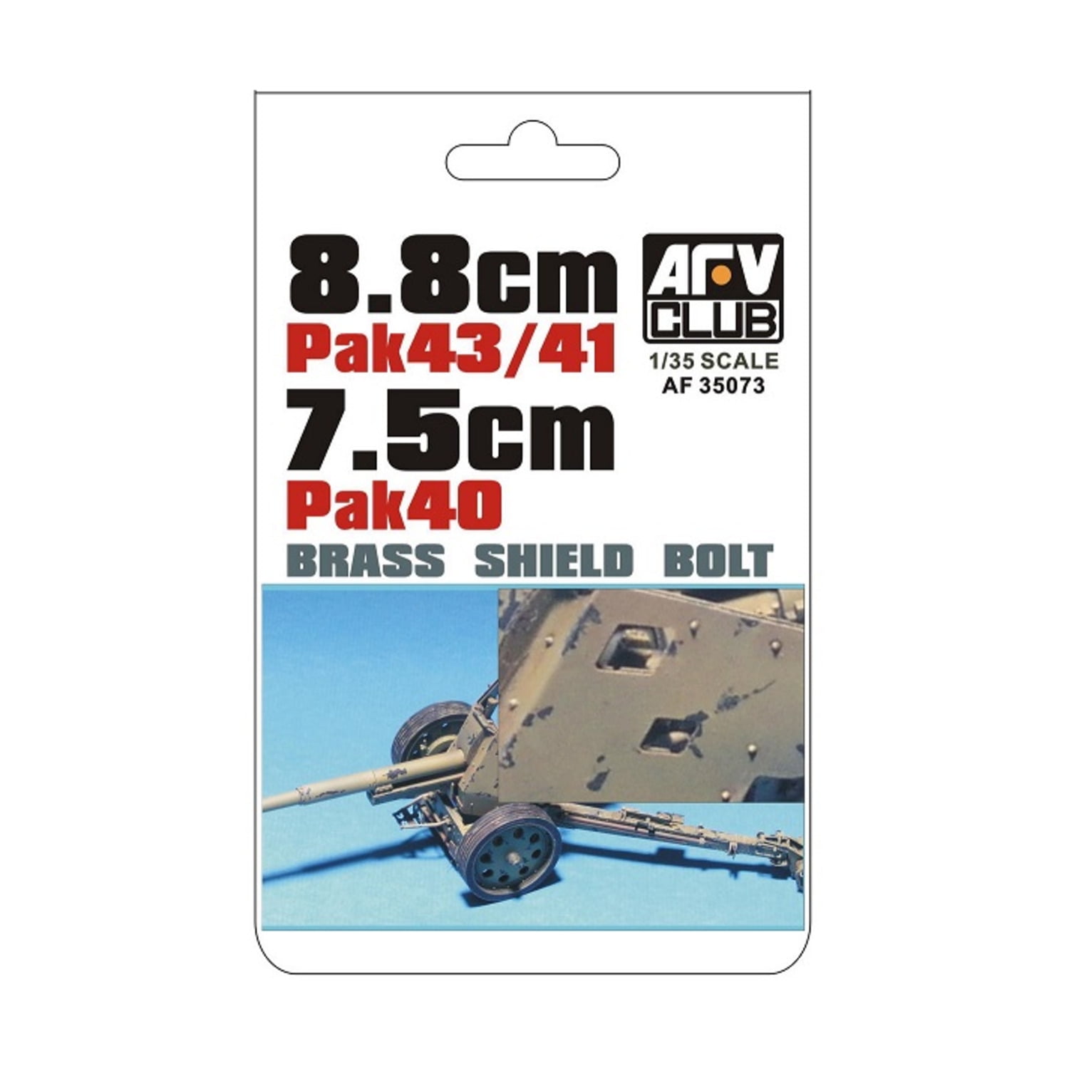 AFV Club 8.8cm PaK 43/41 & 7.5cm PaK 40 Shield Bolts New - Walmart.com