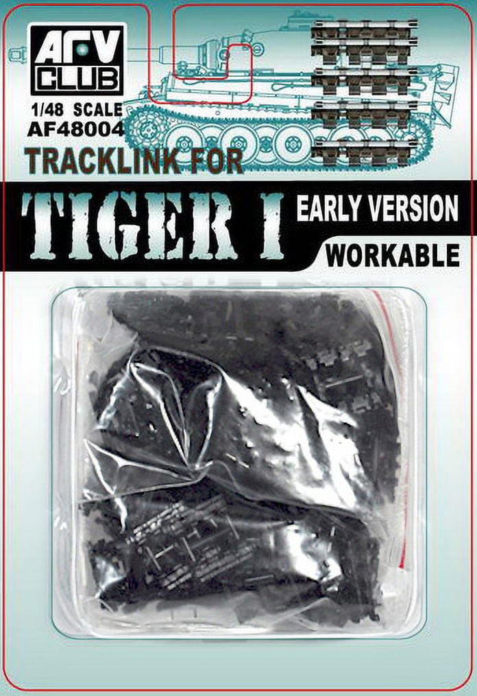 AFV Club Tiger I Early Version Workable Track Links New - Walmart.com