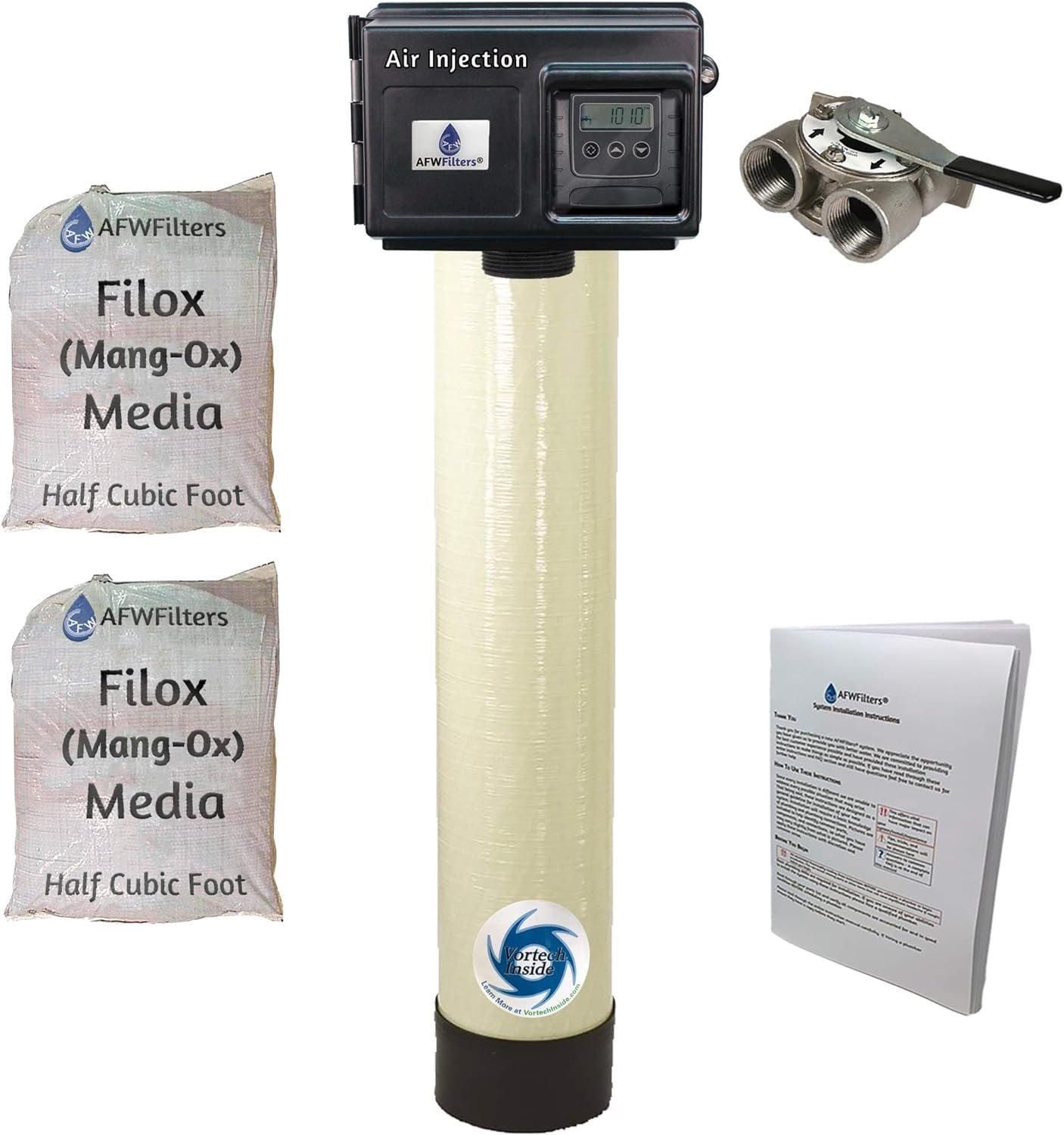 AFW Filters Air Injection Platinum 10 with Fleck 2510SXT Vortech Tank ...