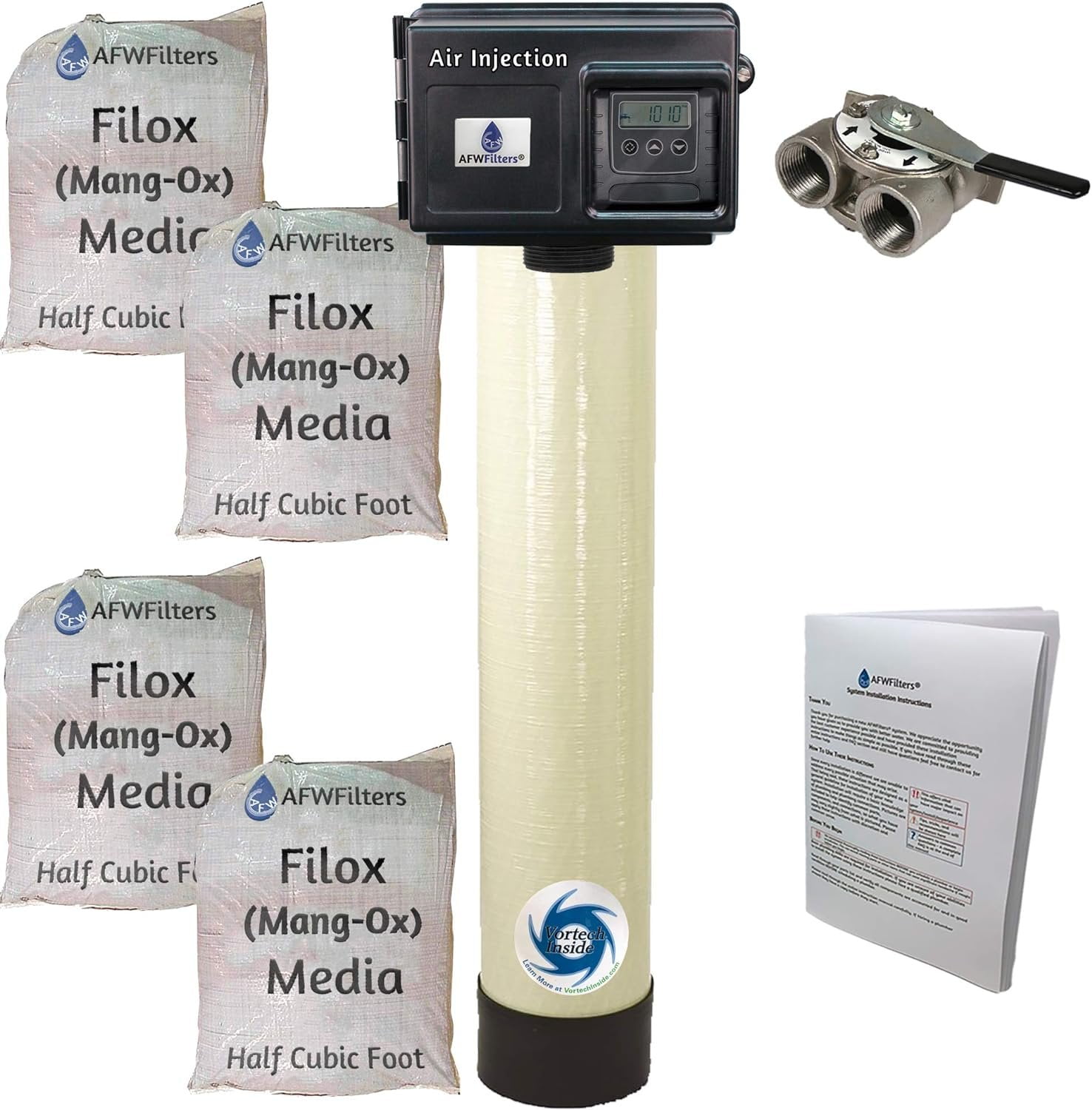 AFW Filters Air Injection Platinum 20 with Fleck 2510SXT Vortech Tank ...