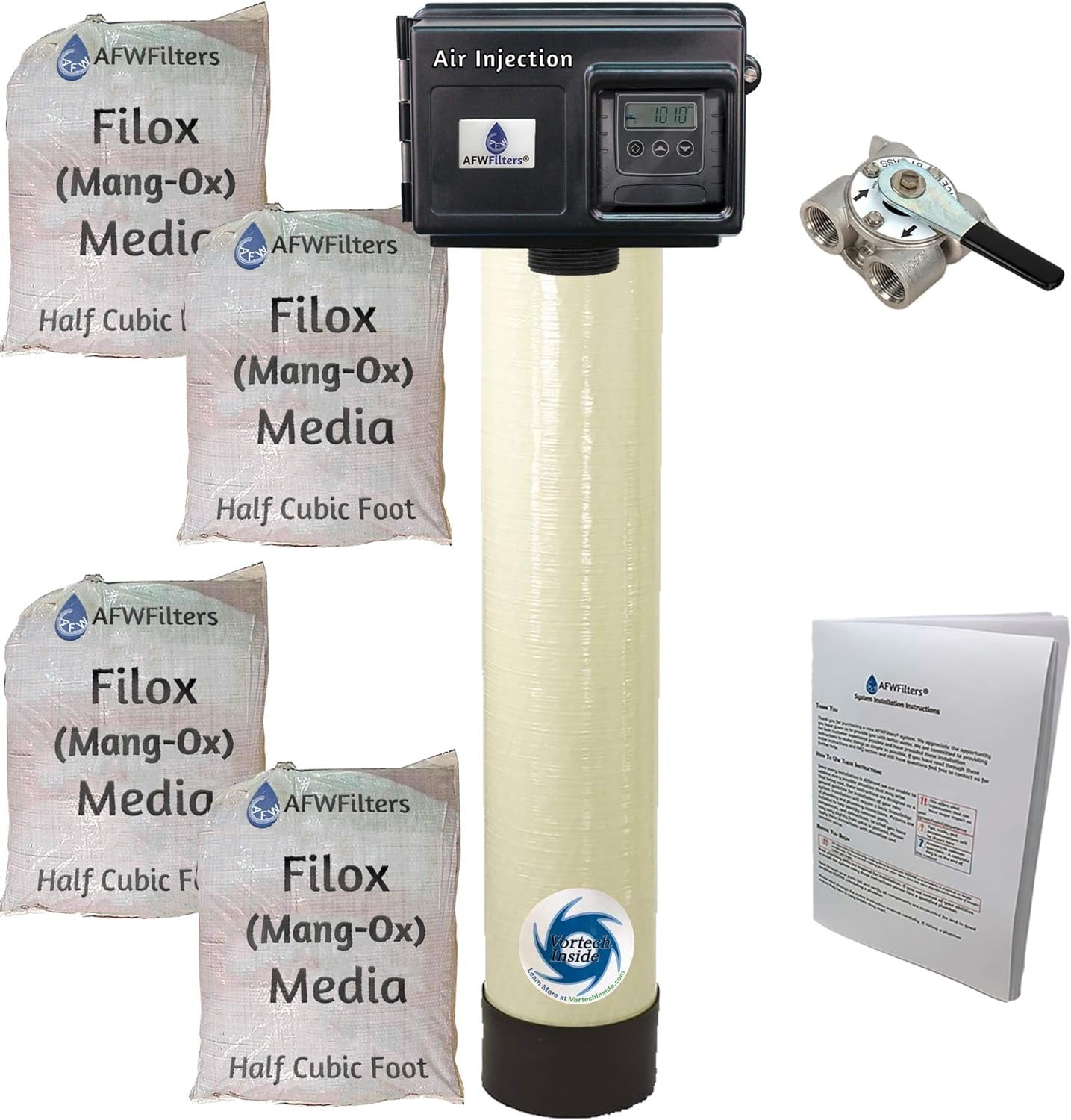 AFW Filters Air Injection Platinum 20 with Fleck 2510SXT Vortech Tank ...