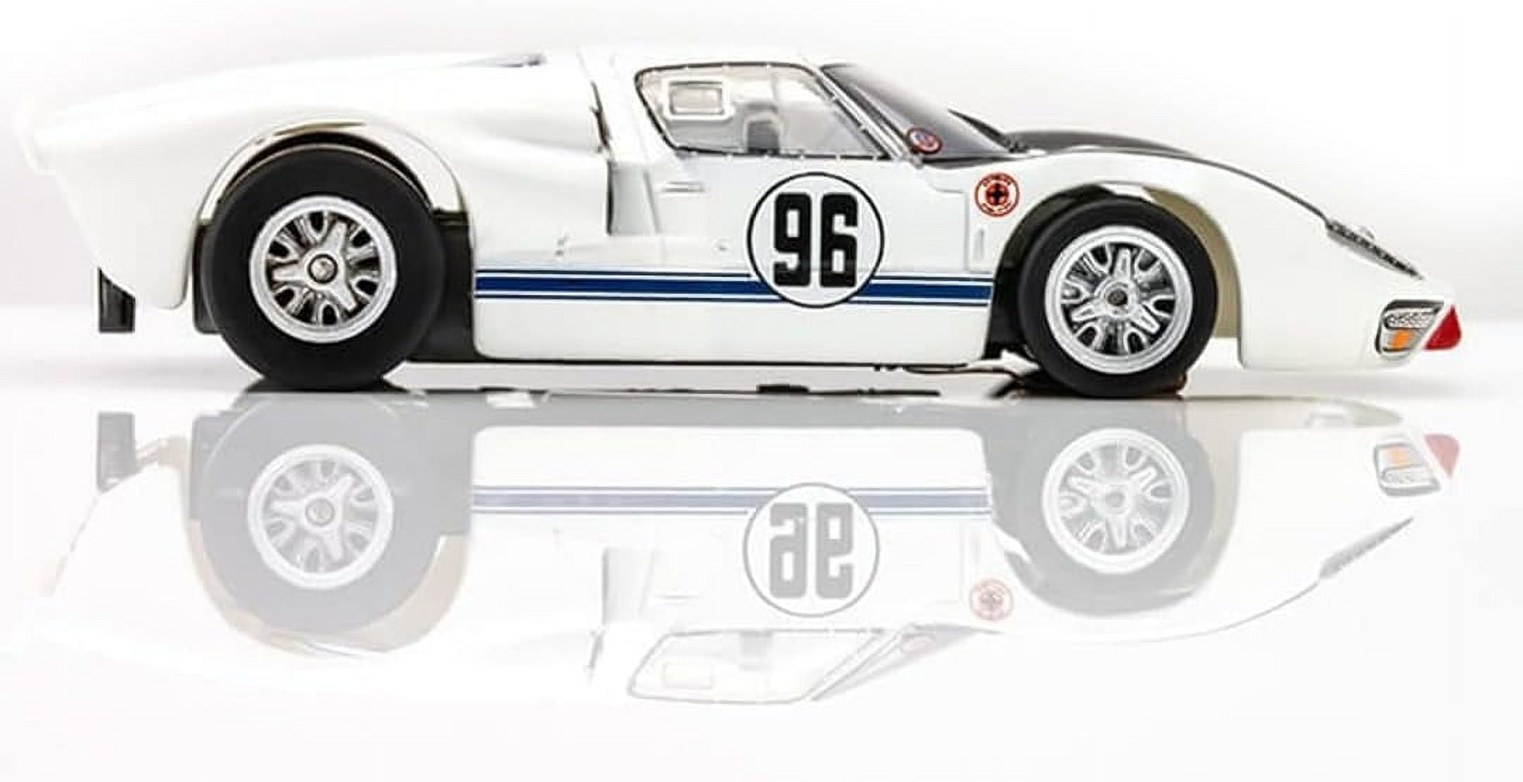 AFX 22057 Mega-G+ Ford GT40 Mark II #96 White/Black HO Scale Slot Car ...