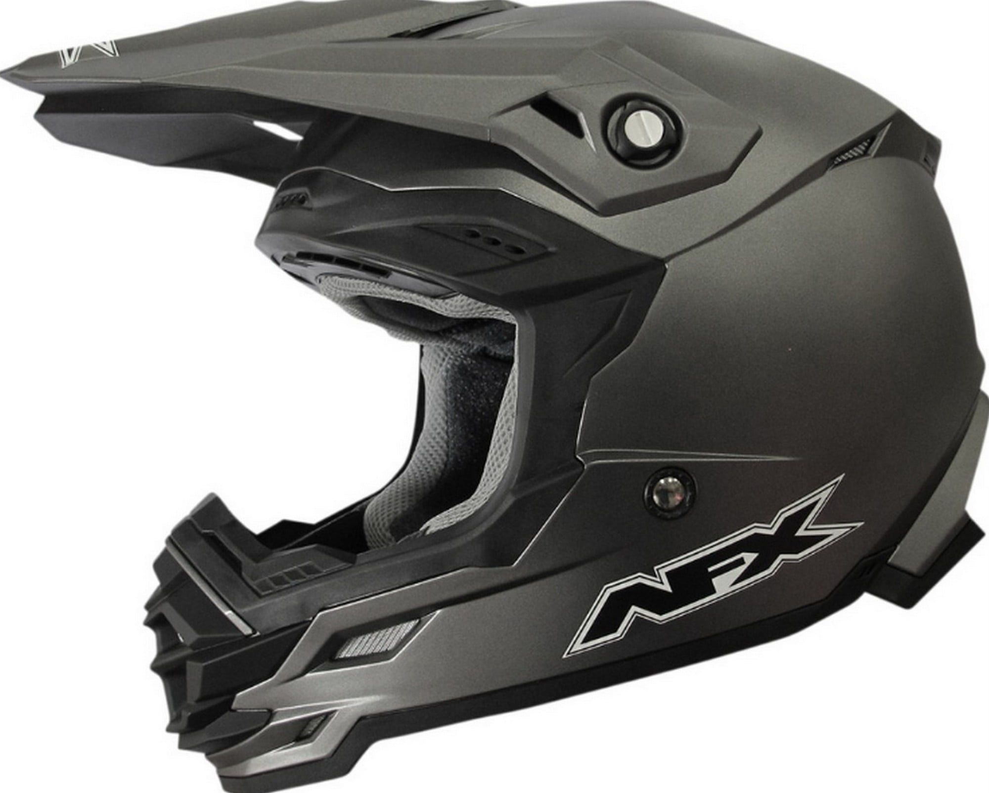 AFX FX-19R Solid MX Offroad Helmet Frost Gray XL - Walmart.com