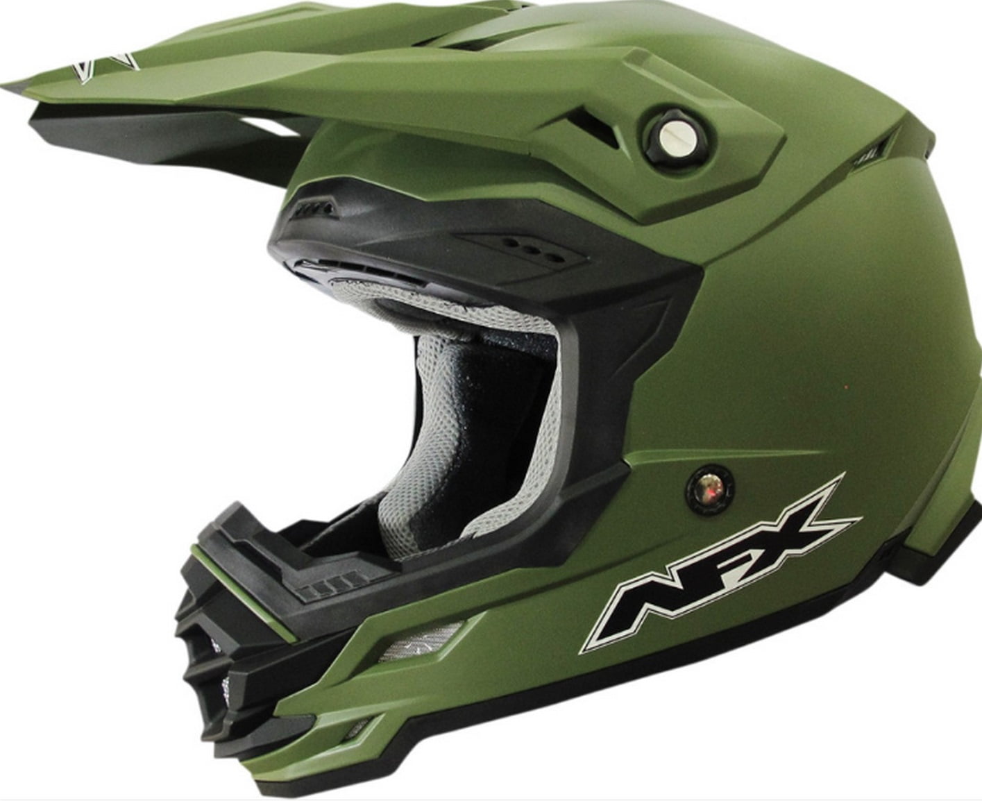 AFX FX-19R Solid MX Offroad Helmet Matte Olive XS - Walmart Business ...