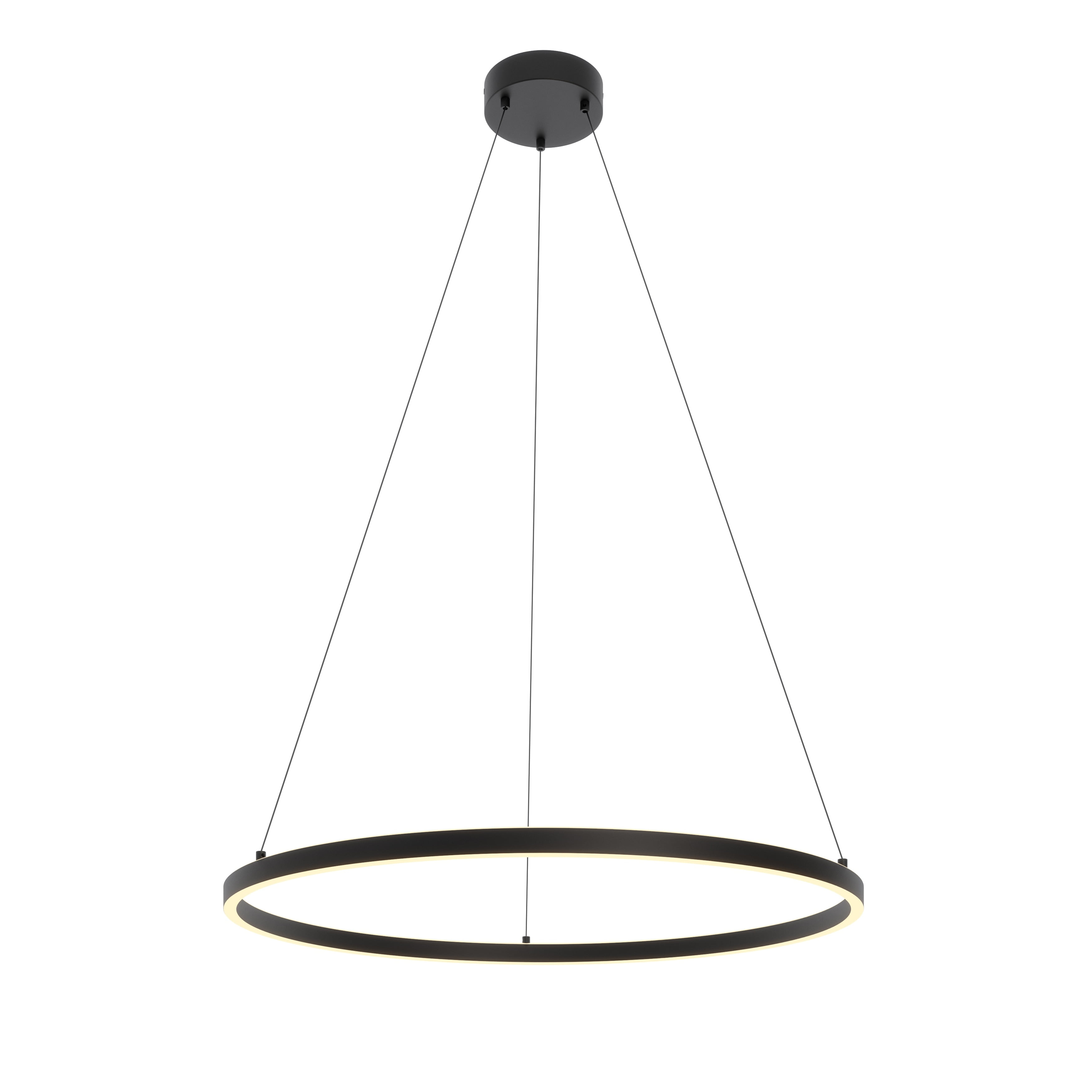 AFX Glo 36" LED Pendant Light - 3000K - 35.57"Dia x 1.42"H Black N/A N ...