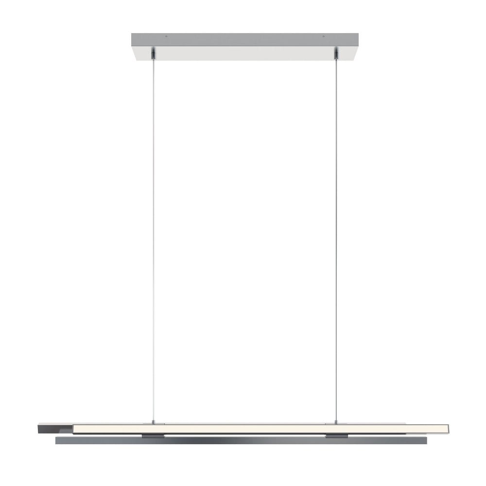 AFX Indra 44'' LED Linear Pendant Satin Nickel - Walmart.com