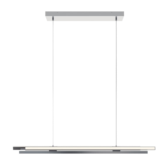 AFX Indra 44'' LED Linear Pendant Satin Nickel - Walmart.com