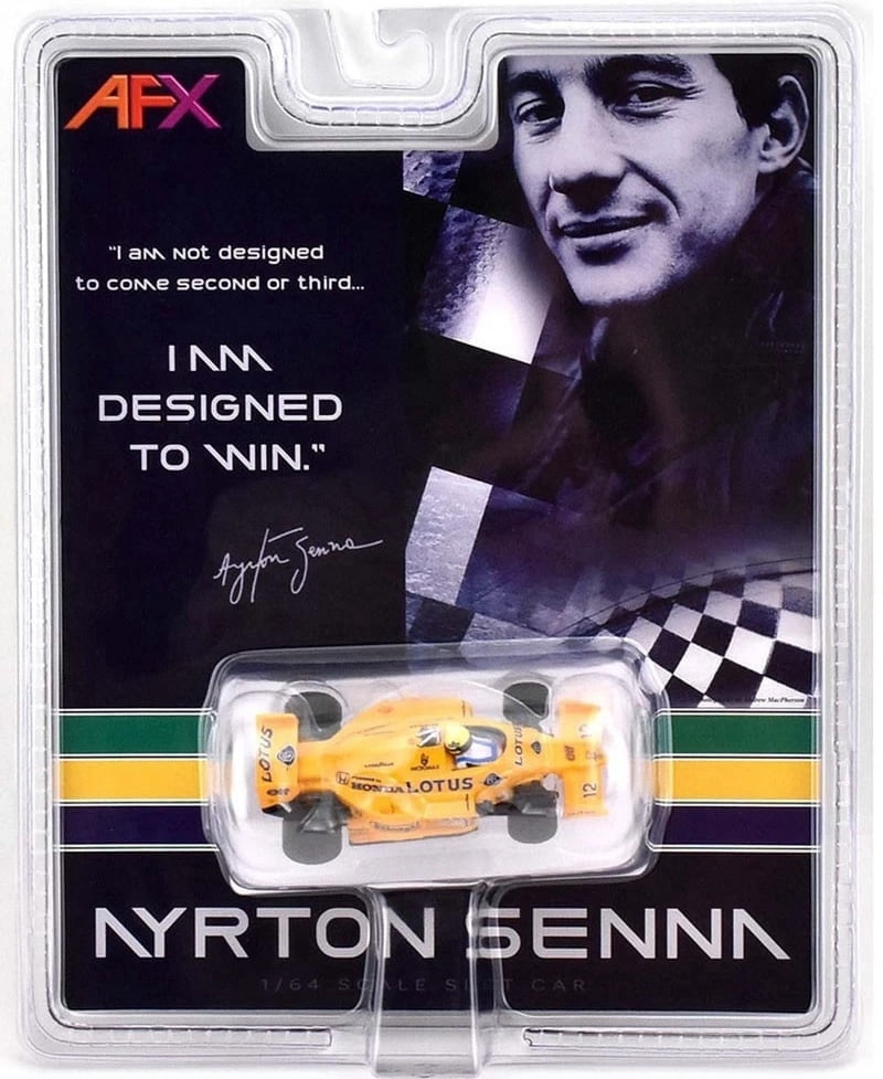 AFX Lotus 97T 1987 F1 Slot Car, HO Scale, Limited Edition, Black/Yellow ...