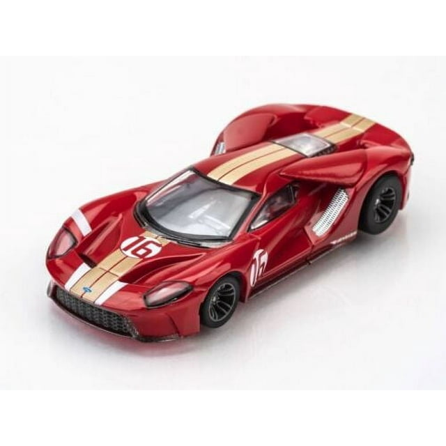 AFX/Racemasters Ford GT Heritage #16 Red AFX22067 HO Slot Racing Cars ...