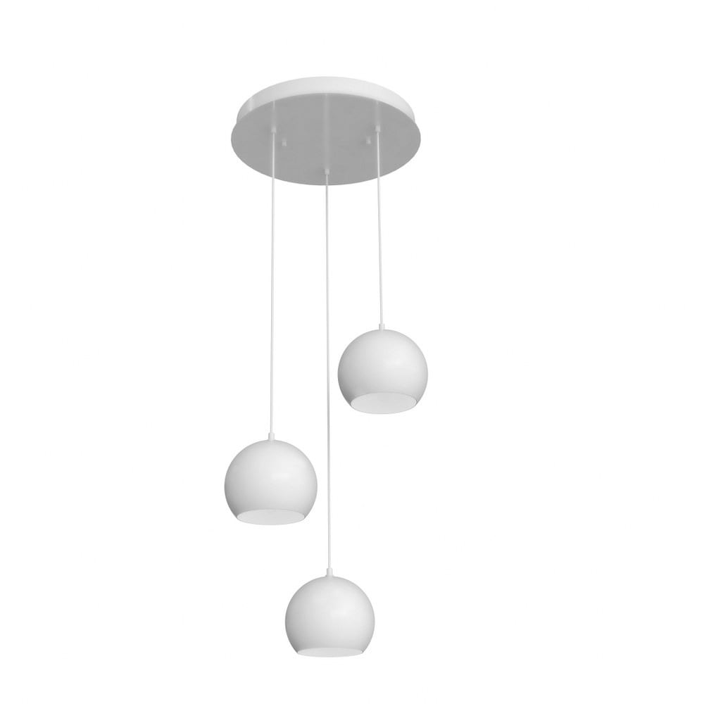 RXYP08WHRND3-AFX-Roxy - 3 Light Triple Pendant In Modern Style-6.25 ...
