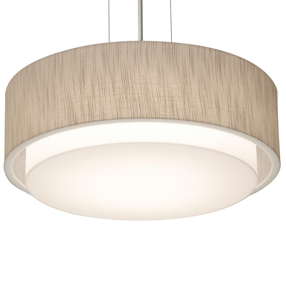 AFX Sanibel 16'' Pendant Jute Satin - Walmart.com