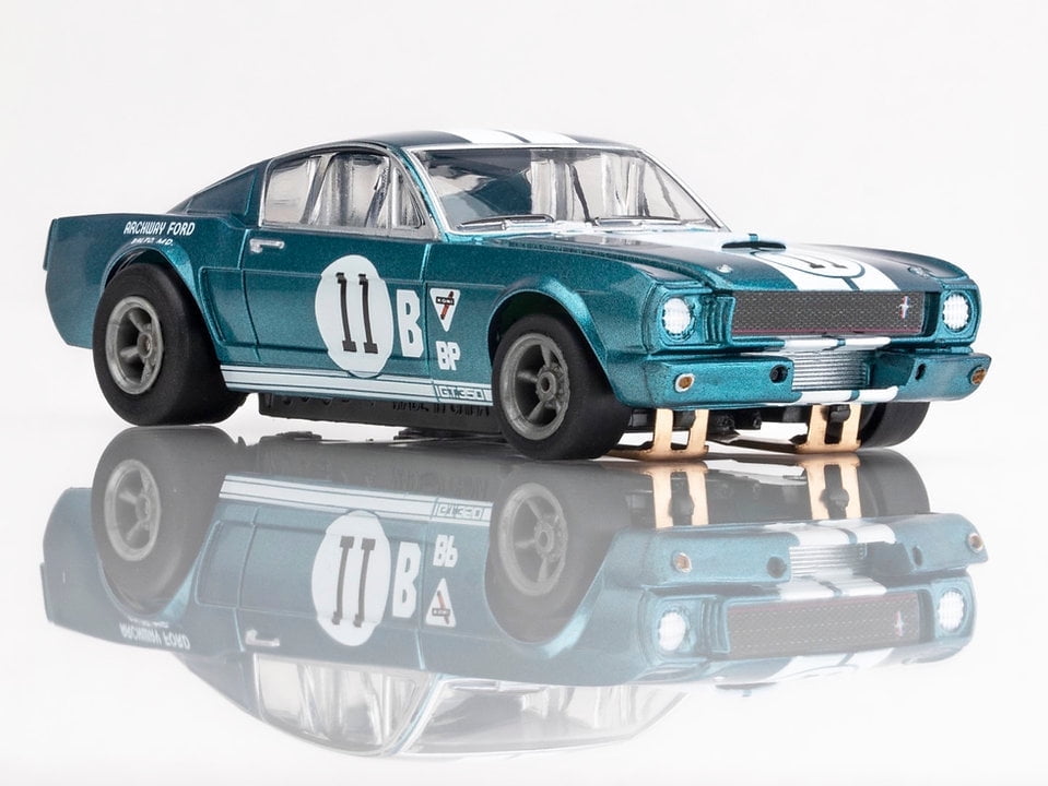 AFX Shelby Mustang GT350R Mark Donohue Mega G+ Slot Car - Walmart.com