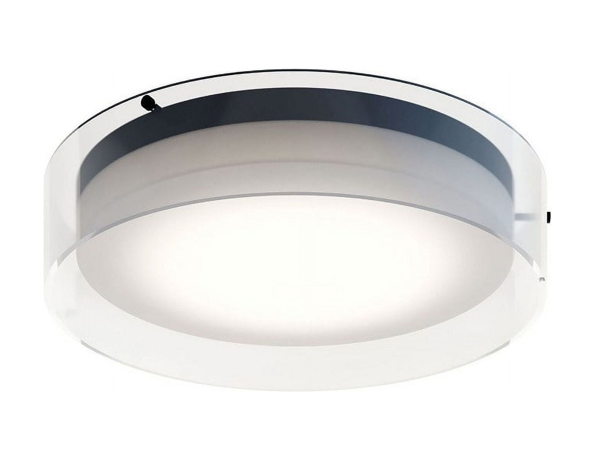 AFX Studio 12'' LED Ceiling Flush Mount Black - 16-Inch - Walmart.com