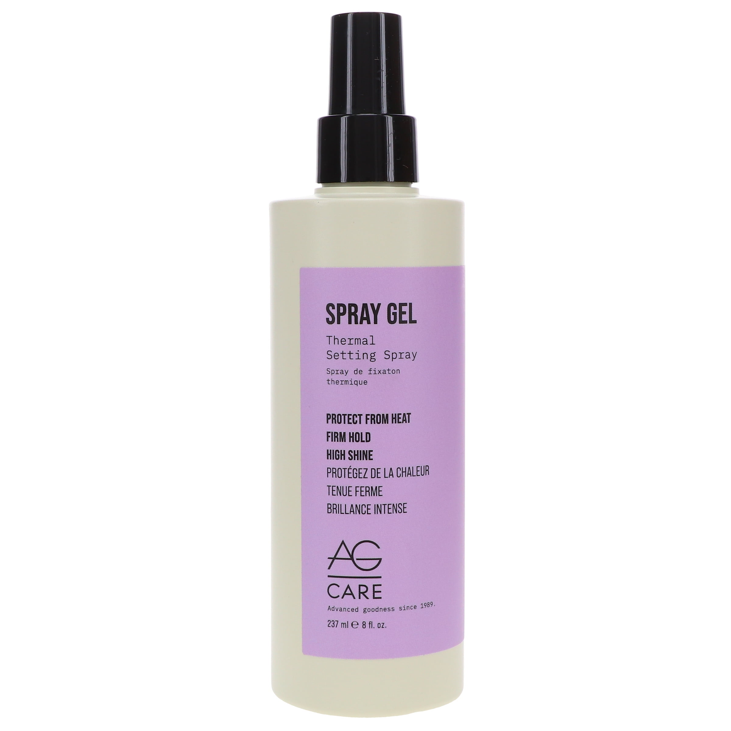 AG Care Spray Gel Thermal Setting Spray, 8 oz, Heat Protectant, All-Day ...