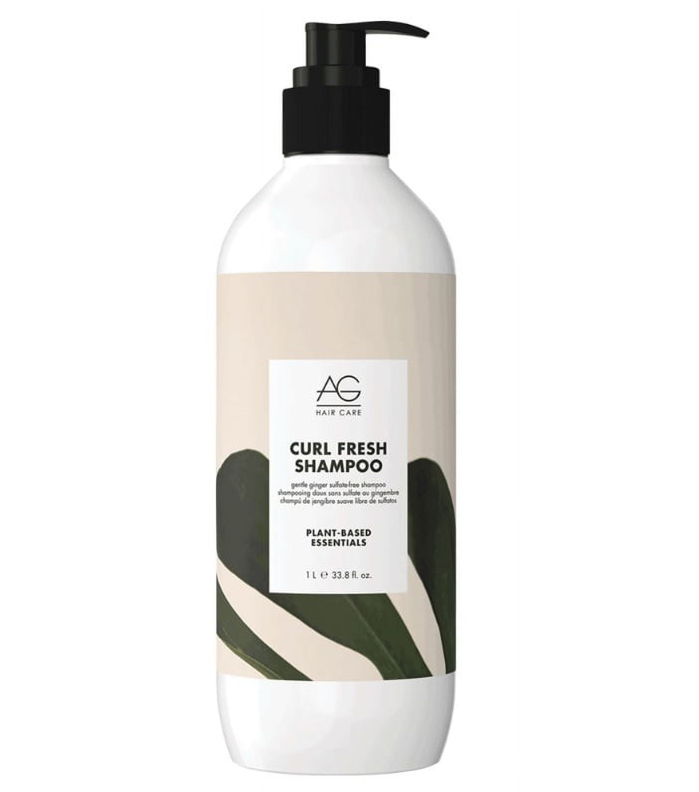 AG Hair Curl Fresh Shampoo 33.8 oz, Plant-Based, Vegan Keratin, Sulfate ...