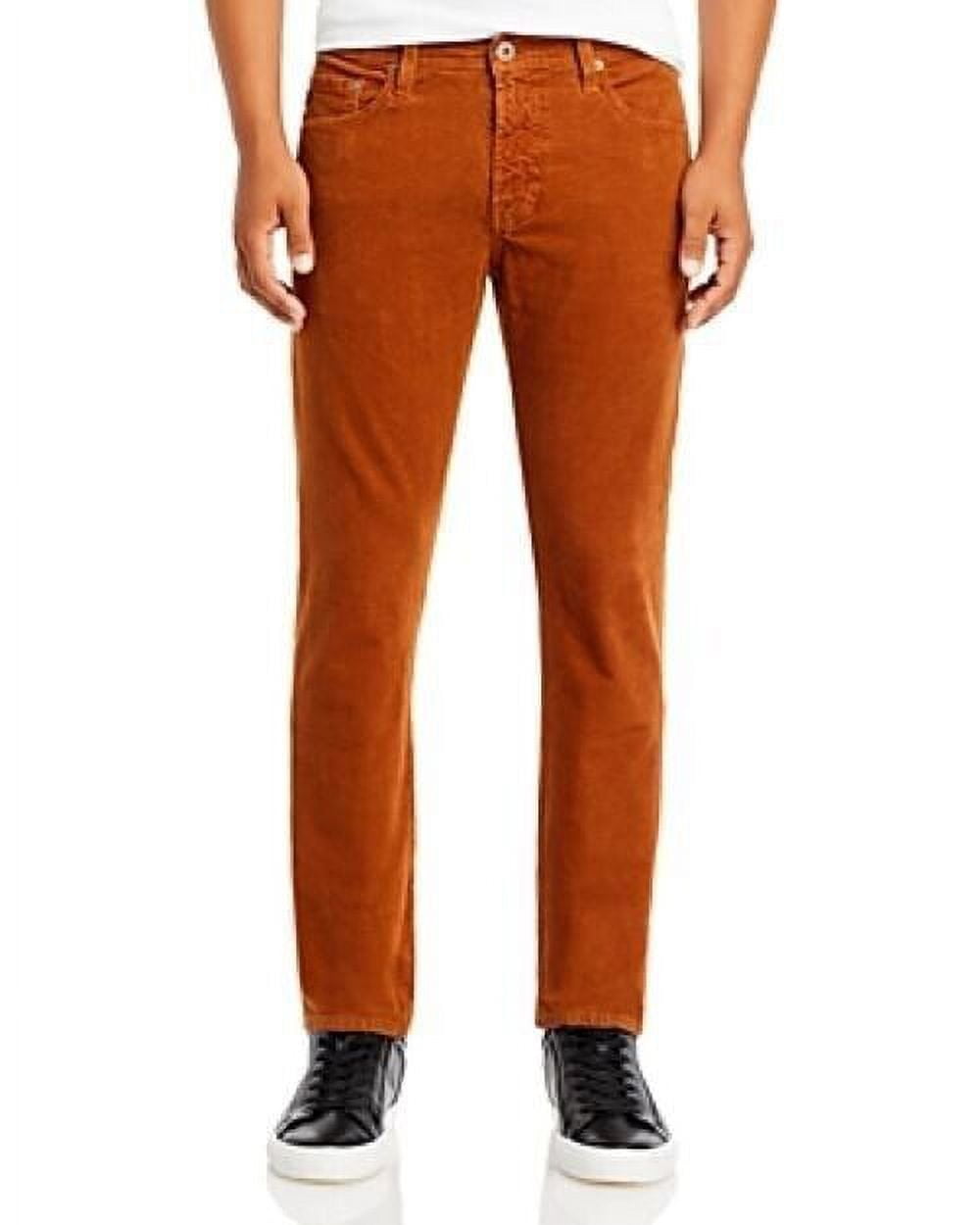 AG Tellis Men's Modern Slim Fit Corduroy Jeans in Clay Stone-33/34 ...