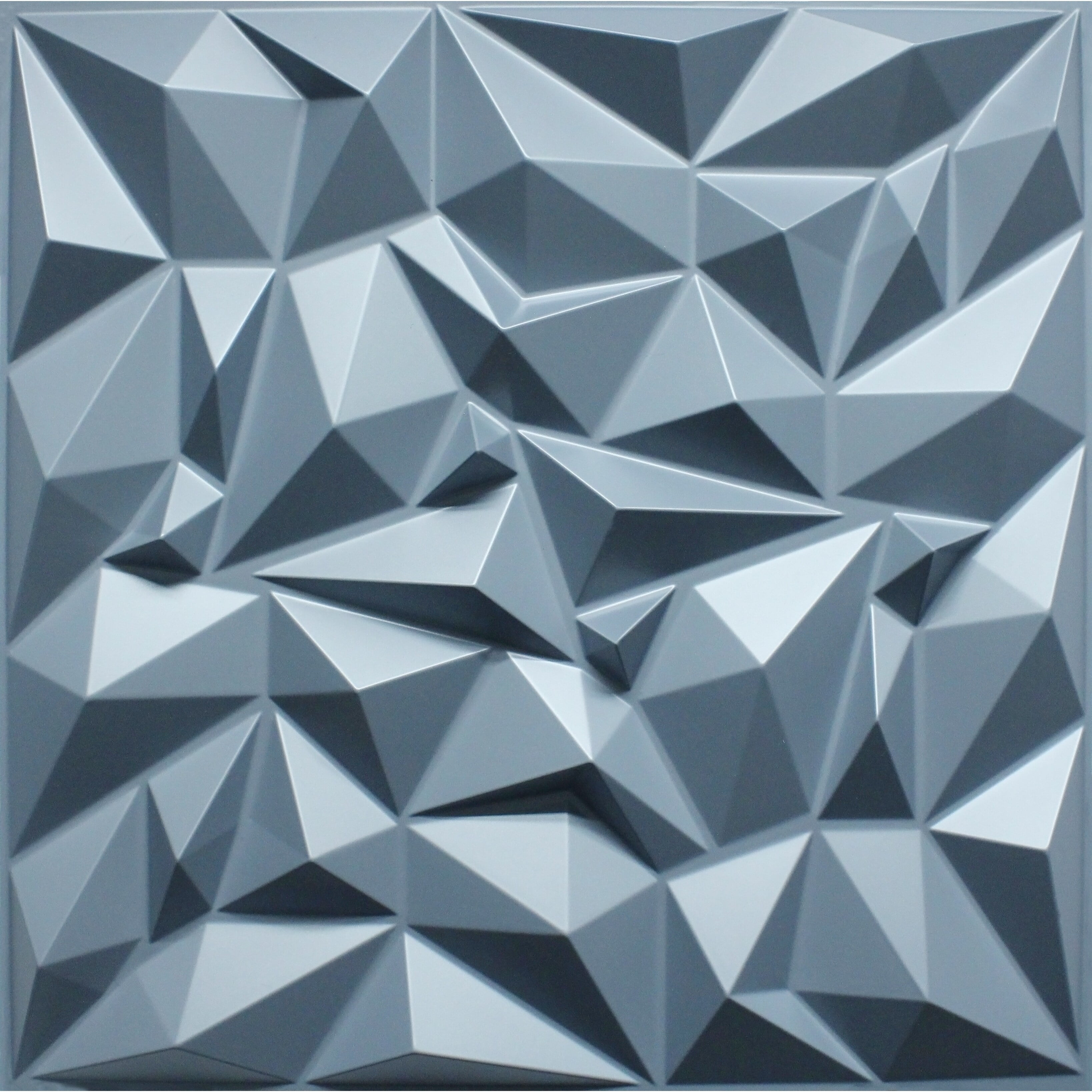 AG Trade Dundee Deco Brilliant Silver Diamond PVC 3D Wall Panels ...