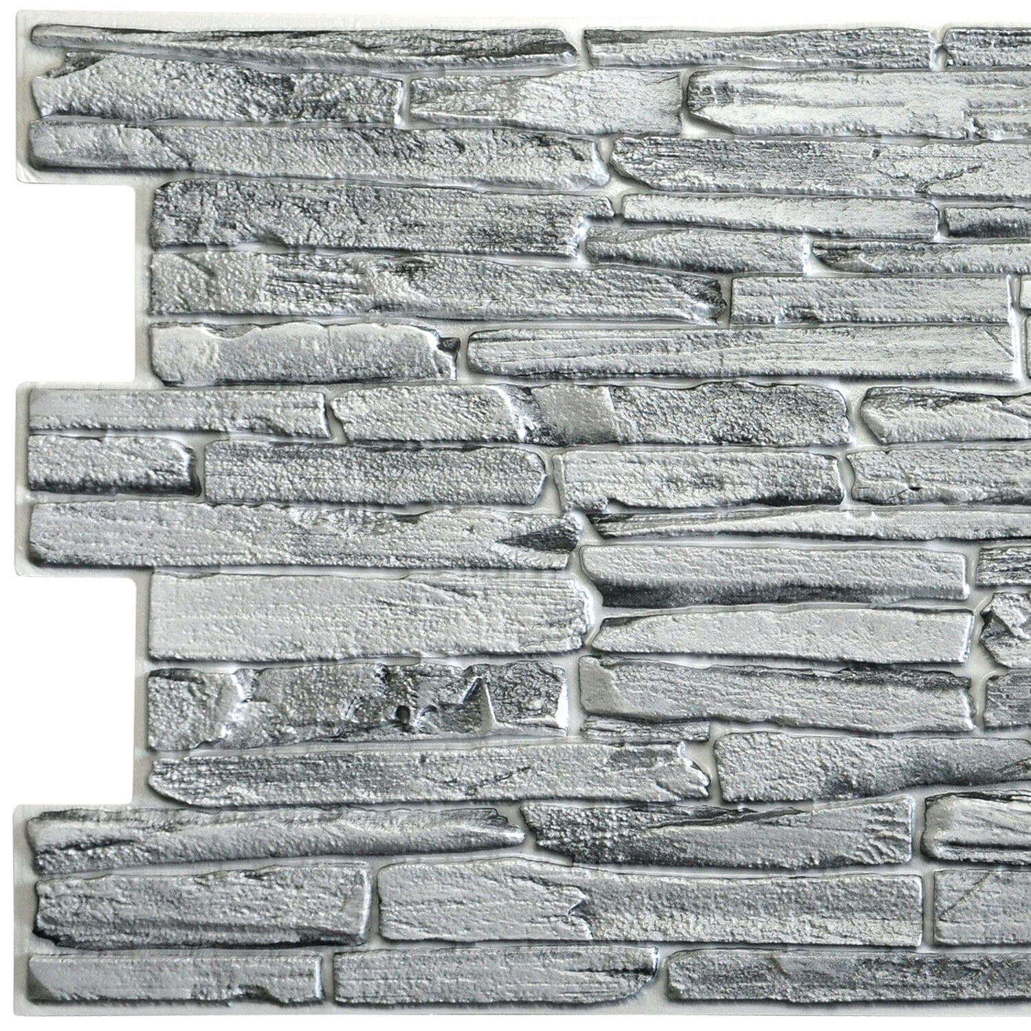 AG Trade Dundee Deco Grey Slate PVC 3D Wall Panels, Decorative Wall ...