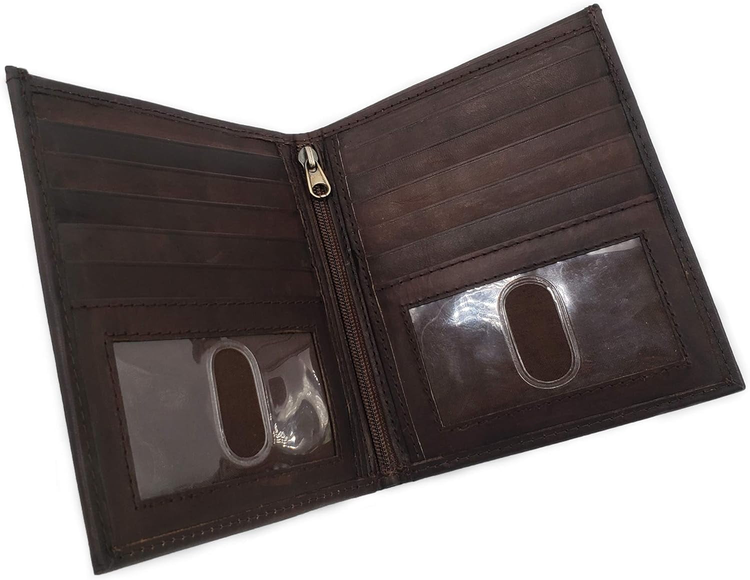 AG Wallets Men's RFID Genuine Leather European Bifold Wallet Hipster 2 ...