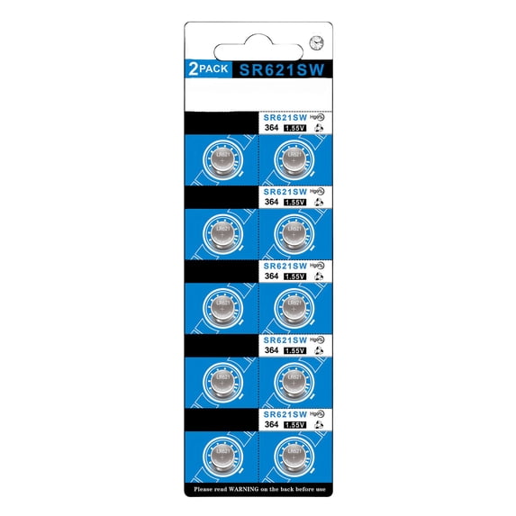 AG1 Button Cell Batteries Extended Life LR621 Button Cell Batteries ...