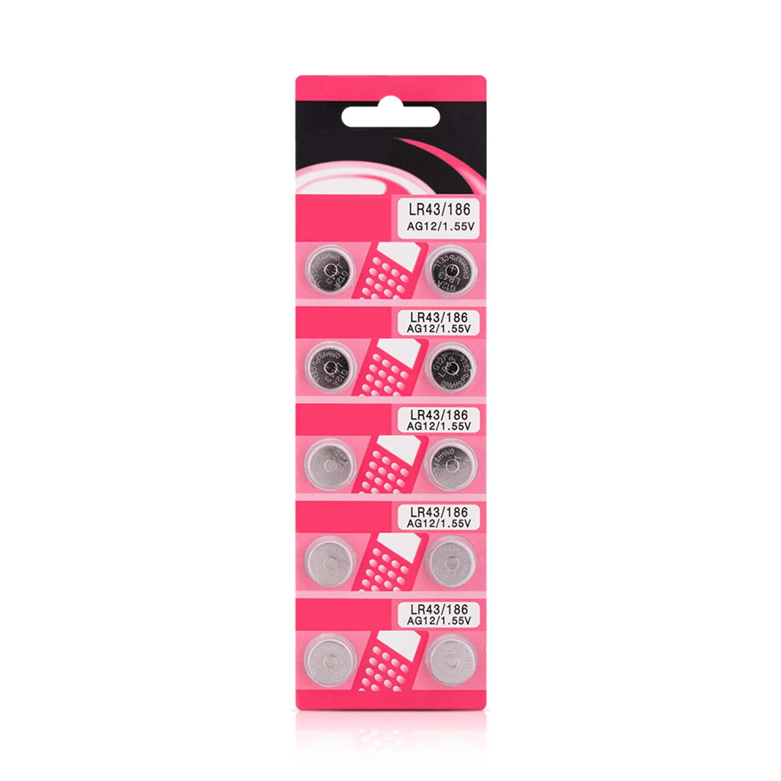 AG12 LR43 Batteries Button Cell for Watches Calculators Reliability ...