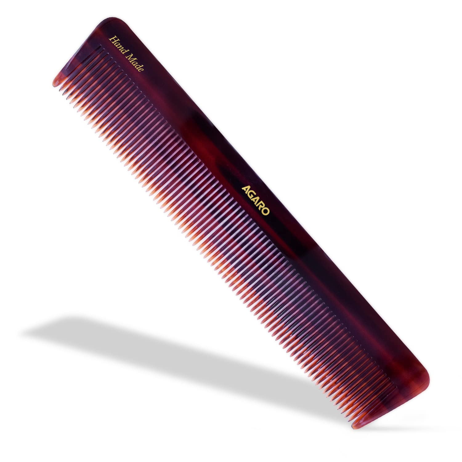AGARO Hand Made Comb All Fine Tooth Dressing Comb Smooth Rounded Teeth ...