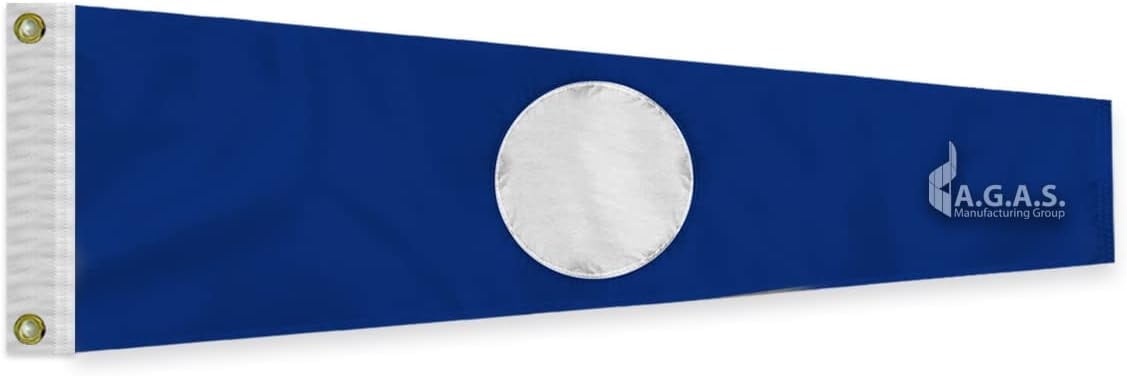 AGAS No 2 Pennant Code of Signals - 16 In x 3 Ft - Printed 200 Nylon ...