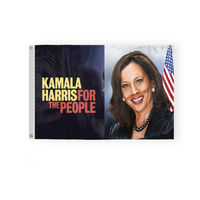 AGAS 2024 Kamala Harris Election Flag - 3X5 ft - Stars & Stripes Design ...
