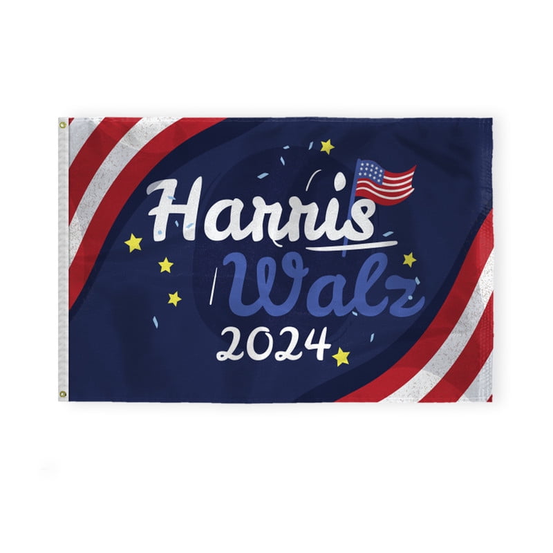 AGAS 2024 Kamala Harris Election Flag - 5X8 ft - Fist Flag - 200 Denier ...