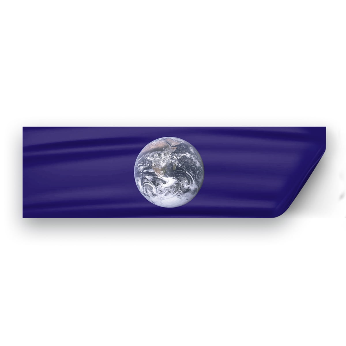 AGAS 3x10 inch Earth Window Decals - Printed on Vinyl with a Paper ...