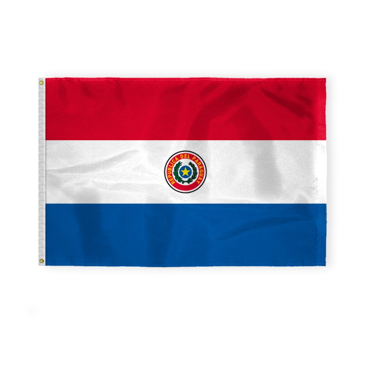 AGAS 4 x 6 Feet Paraguay Flag Heavyweight Nylon Brass Grommets Stitched ...